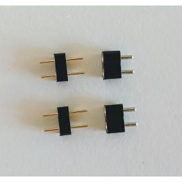 Very low-profile stacking connectors (2 pairs)